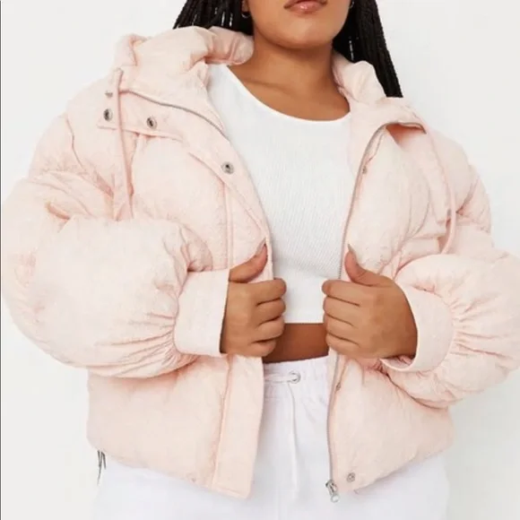 Missguided | Jackets & Coats | Missguided Pink Puffer Jacket | Poshmark